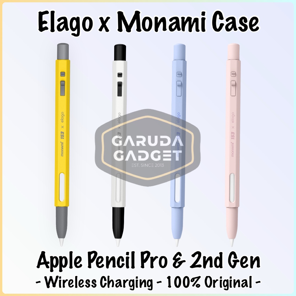 เคส Apple Pencil Pro/2 Elago x Monami ซิลิโคน Soft Casing Cover iPad ...