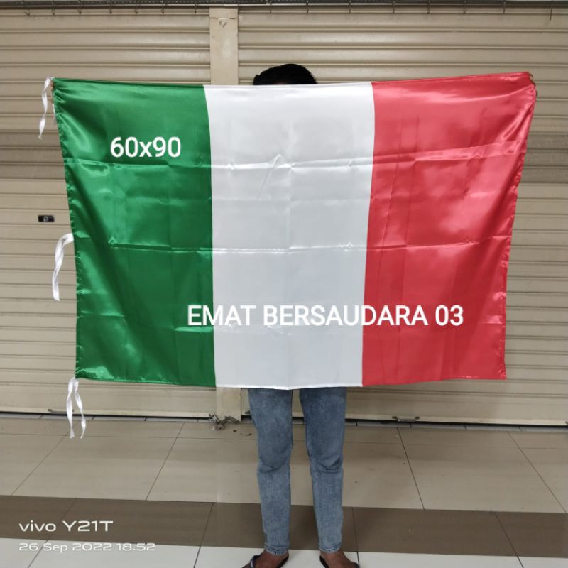 อิตาลี NATIONAL FLAG SIZES: 60x90ซม. และ 90x135ซม. | Shopee Thailand
