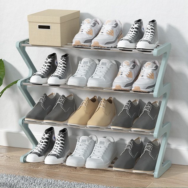 IJN LATEST ZIG ZAG SHOE RACK 3 STORIES และ 4 MULTIPURPOSE STORIES / Z ...
