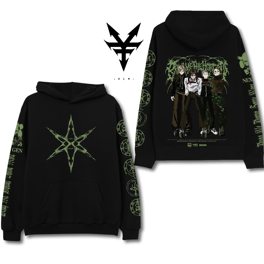 Bmth Bring Me The Horizon Drag Me Down Jacket เสื้อฮู้ด | Shopee Thailand