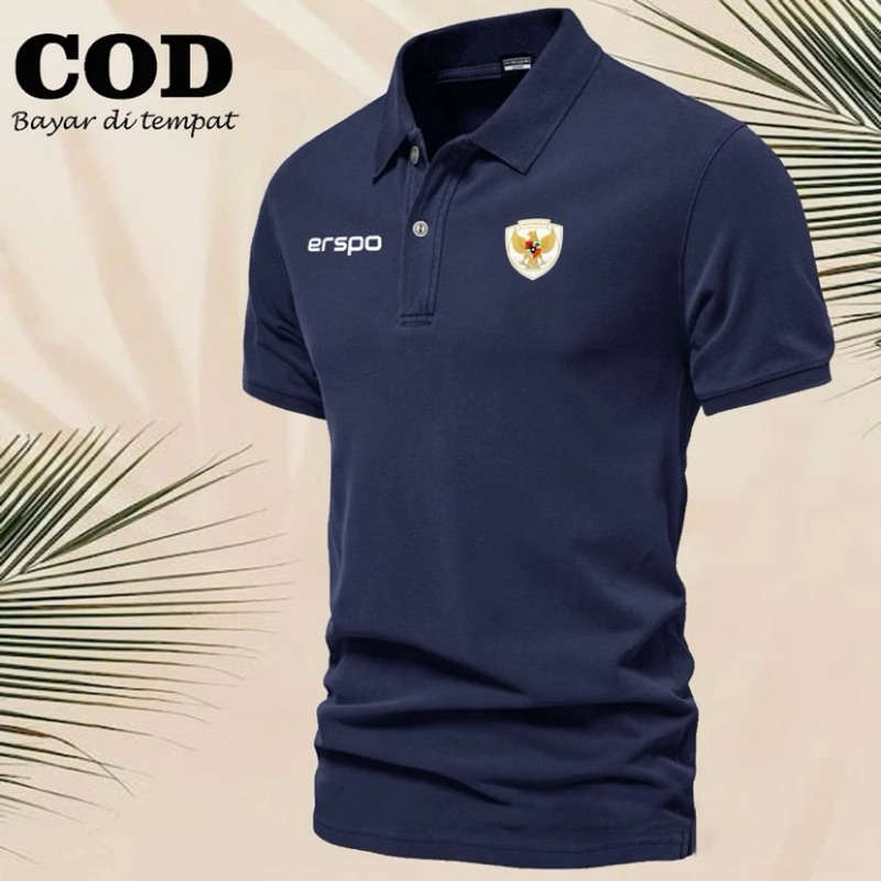 Erspo Polo ทีมชาติอินโดนีเซีย พรีเมี่ยม Custom Hq | Shopee Thailand
