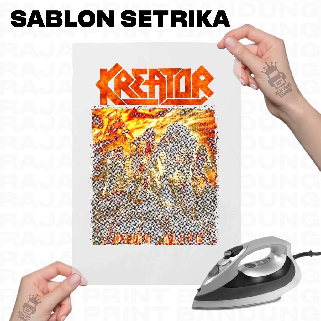 Sablon Iron Unit A4 DTF Sticker Kaos Ready To Press Ready To Iron ...