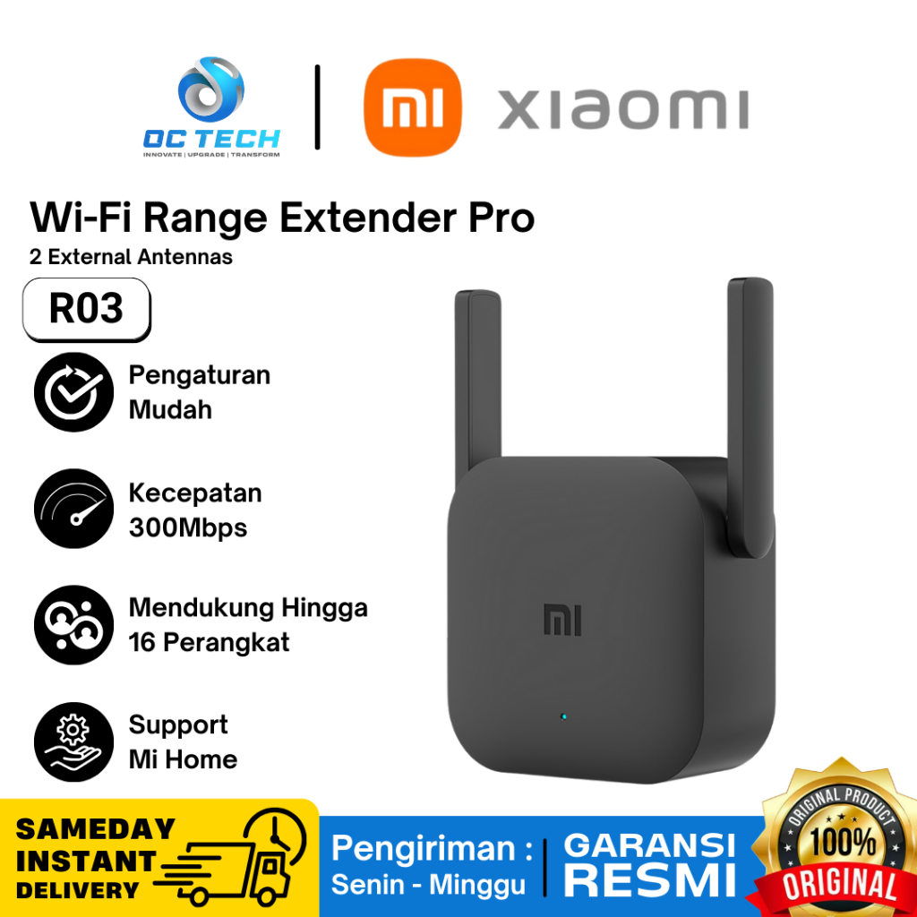 Xiaomi Mi WiFi Repeater Range Extender PRO 300Mbps Router TAM รับประกัน ...