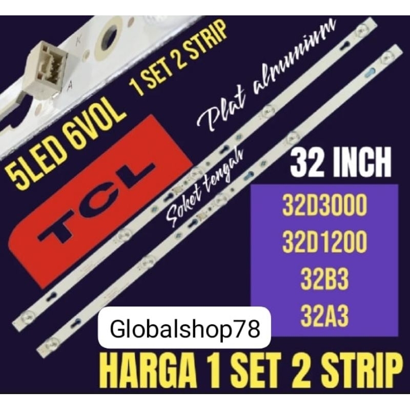 Tcl 32 นิ้ว LED LCD TV BACKLIGHT 32D3000-32D1200 32B3 32A3 32 นิ้ว TV ...