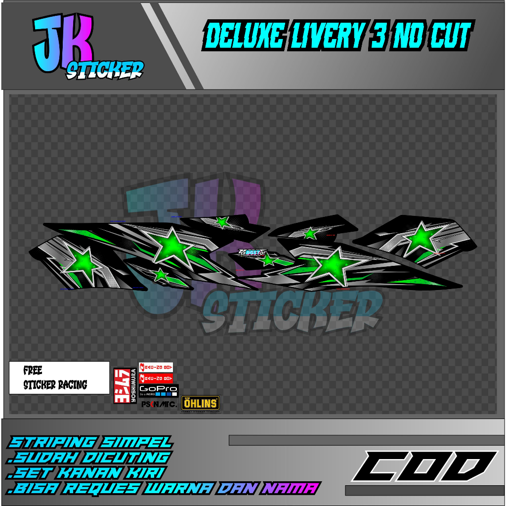 Triping Simple DELUXE STAR LIVERY 3 NO Cutting | Shopee Thailand