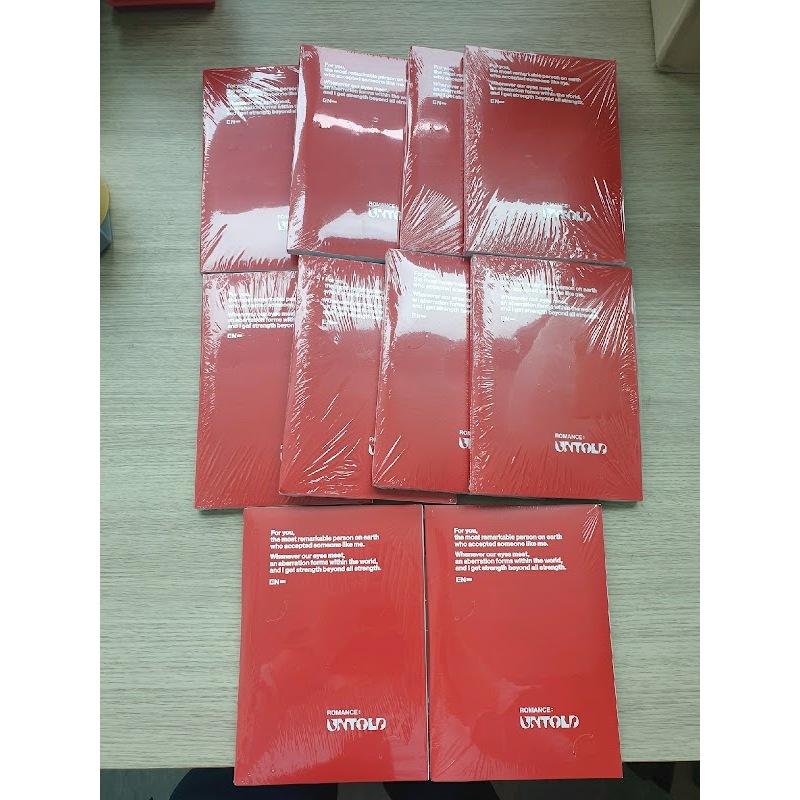 Enhypen ROMANCE UNTOLD ENGENE ALBUM VER SEALED UNSEALED แบบสุ่มเลือกเมม ...