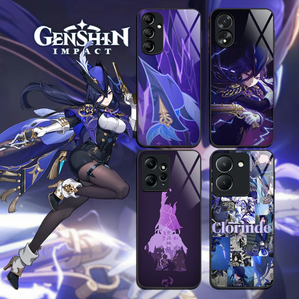 G804 Softcase Glass Shimmer Case Genshin Impact Antemnde All Types Of ...