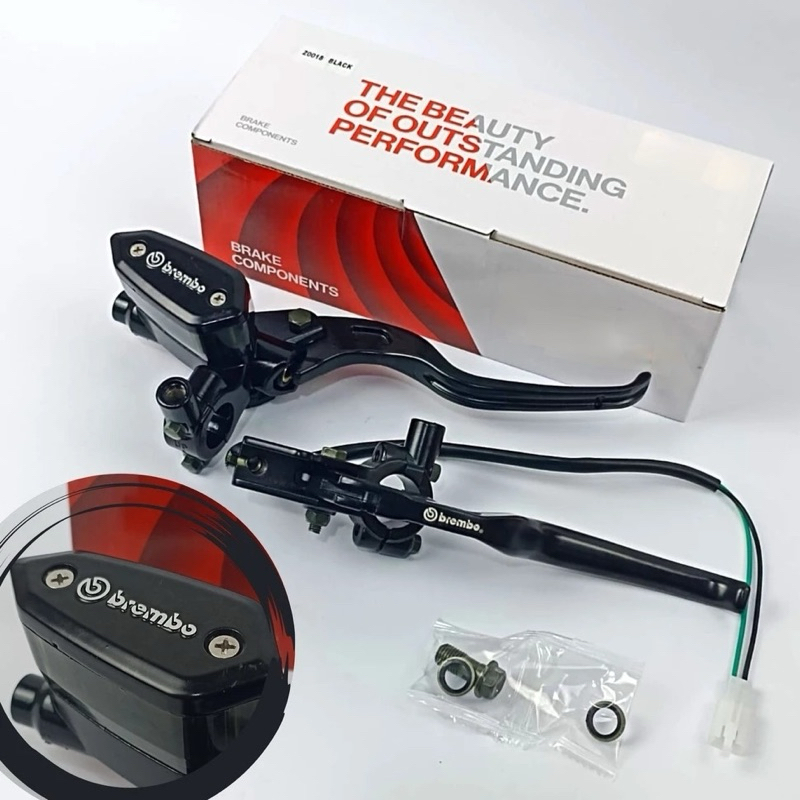เบรค MASTER BREMBO Box OVAL MASTER KRS ซ้ายขวา PLUS SWITCH | Shopee ...