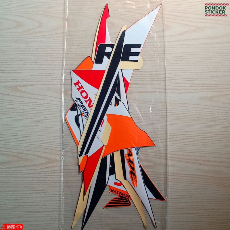 สติ๊กเกอร์ Striping สําหรับ Honda Blade Repsol 2013 2014 2015 | Shopee ...