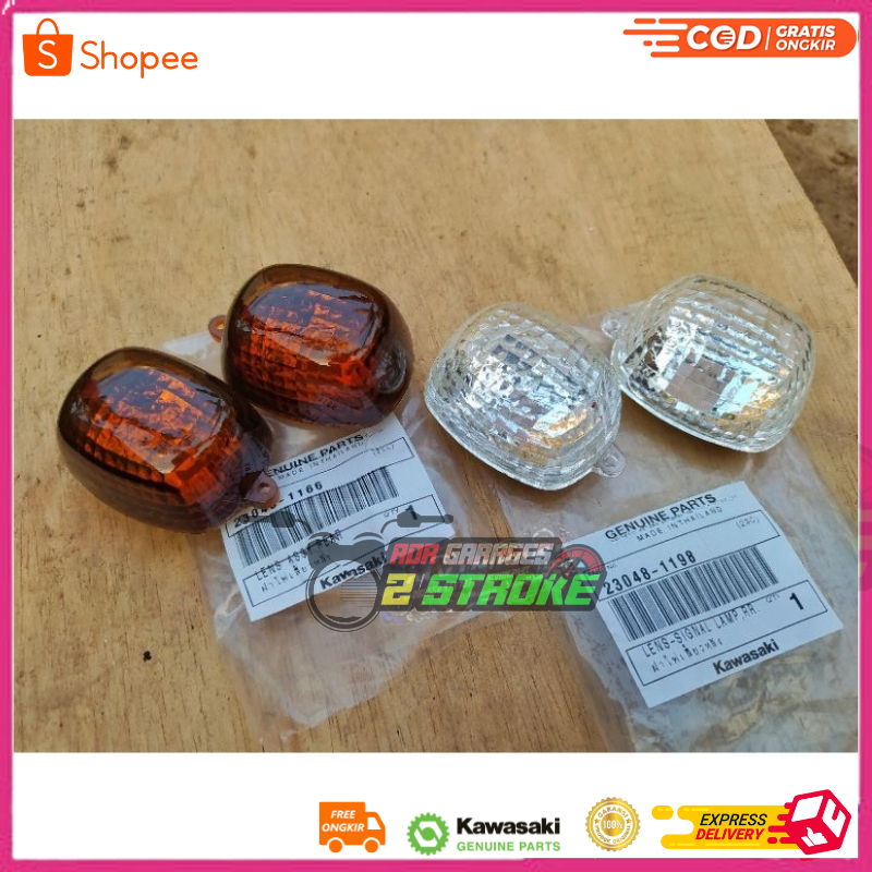 Mika โคมไฟเลี้ยวกระจก SEN NINJA R SS RR ของแท้ KAWASAKI 23048-1166 ...