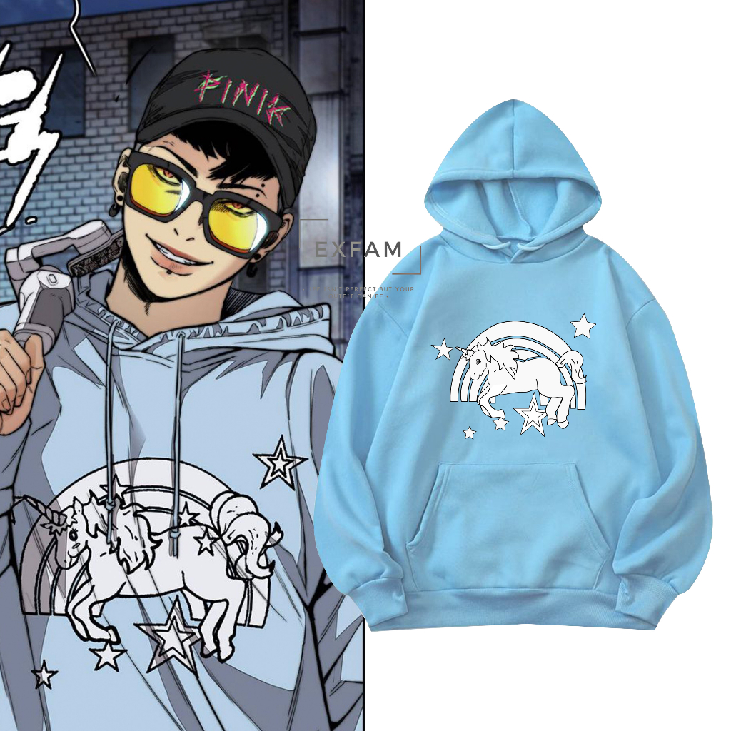 เสื้อแจ็กเก็ต มีฮู้ด ลายการ์ตูนยูนิคอร์น สไตล์เกาหลี | Shopee Thailand