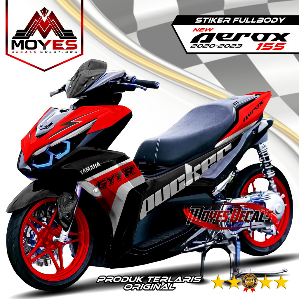 ใหม่ Aerox 155 Decal // GYTR Support Variation Fullbody Sticker 2020 ...