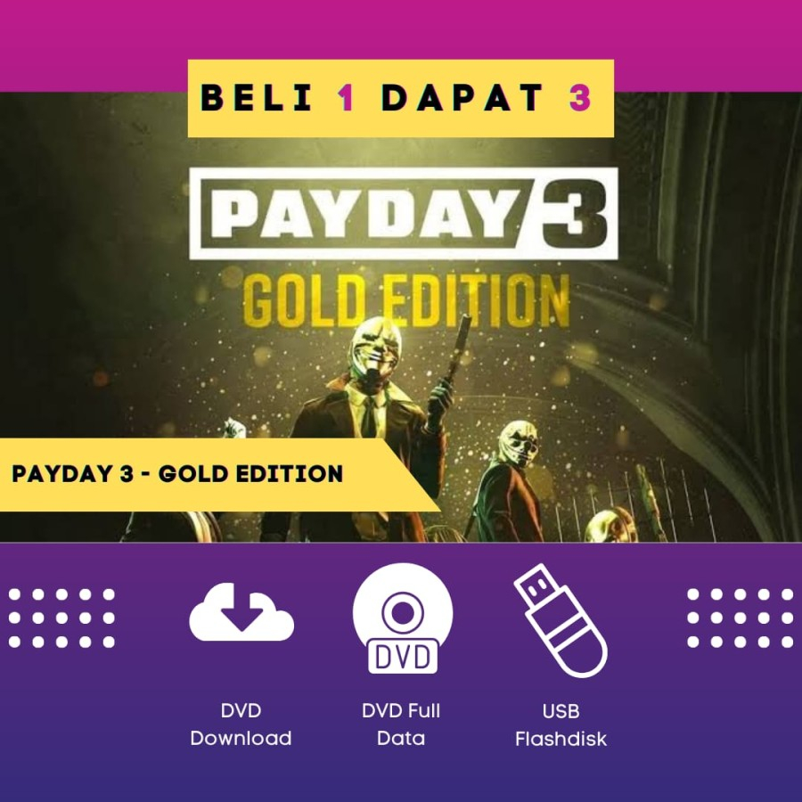 Payday 3 Gold Edition/Pay Day 3 | เกม PC ของแท้ | Shopee Thailand