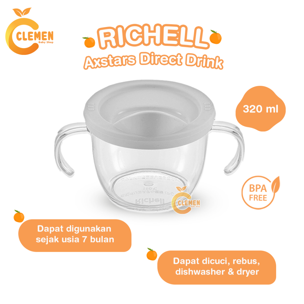 Richell Axstars Direct Drink (ขวดดื่มสําหรับเด็ก) | Shopee Thailand