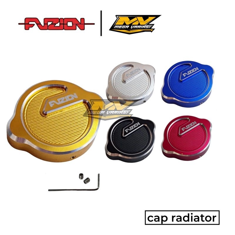 รถจักรยานยนต์ RADIATOR CAP COVER LID RADIATOR CAP MATERIAL FULL CNC ...
