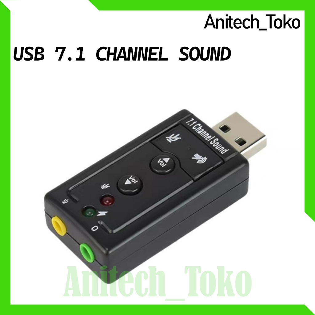 ช่องเสียบ USB 7.1 ช่องสัญญาณเสียง / ส่วนประกอบคอมพิวเตอร์ / การ์ดเสียง USB 7.1 | Shopee Thailand