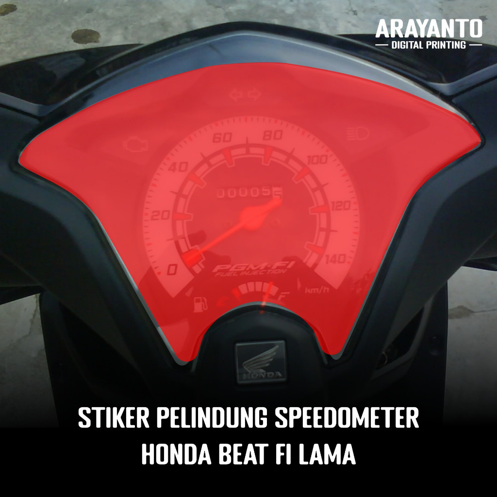 Honda Beat FI เก่า 2013-2016 Beat Pop Speedometer สติ๊กเกอร์ป้องกันสี ...