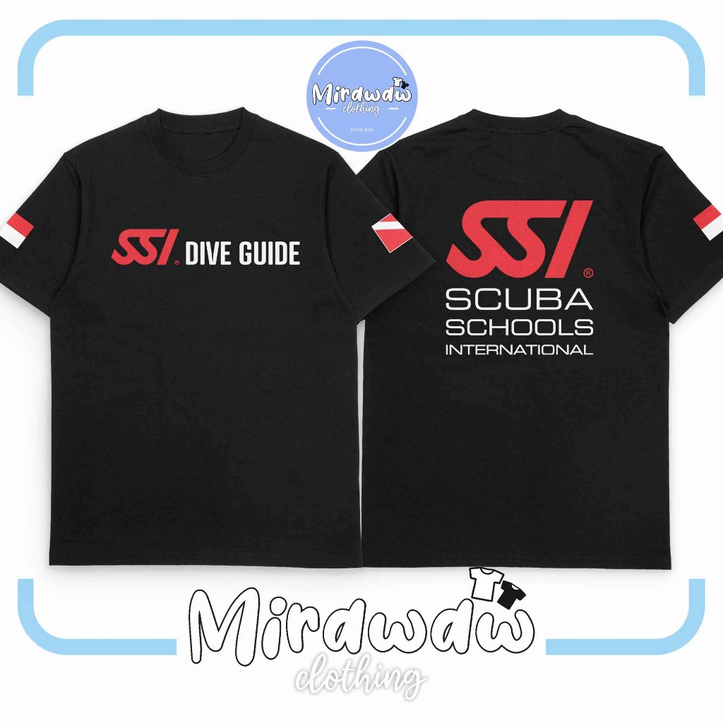 เสื้อยืด Diver Dive Guide SSI Scuba School International Shirt Distro ...