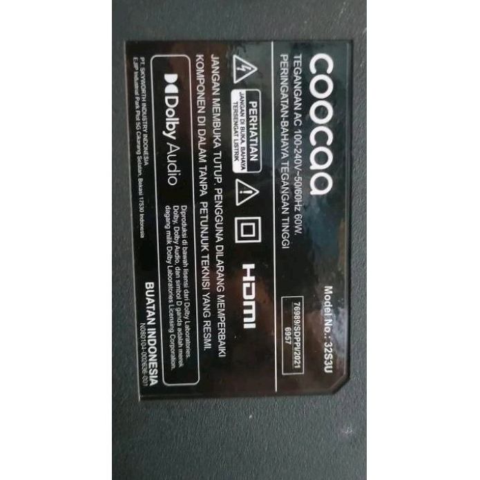 Coocaa Cocoaa smart 32s3u บอร์ดหลักทีวี | Shopee Thailand