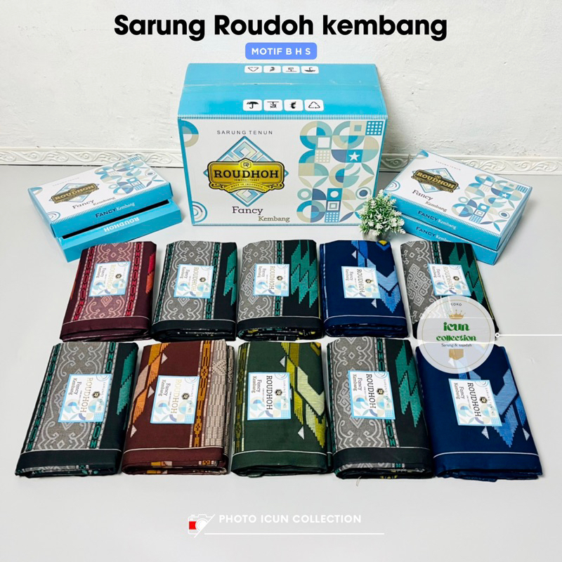 ผ้าโพกหัว ลายดอกไม้ล่าสุด BHS Roudhoh Sarong | Shopee Thailand