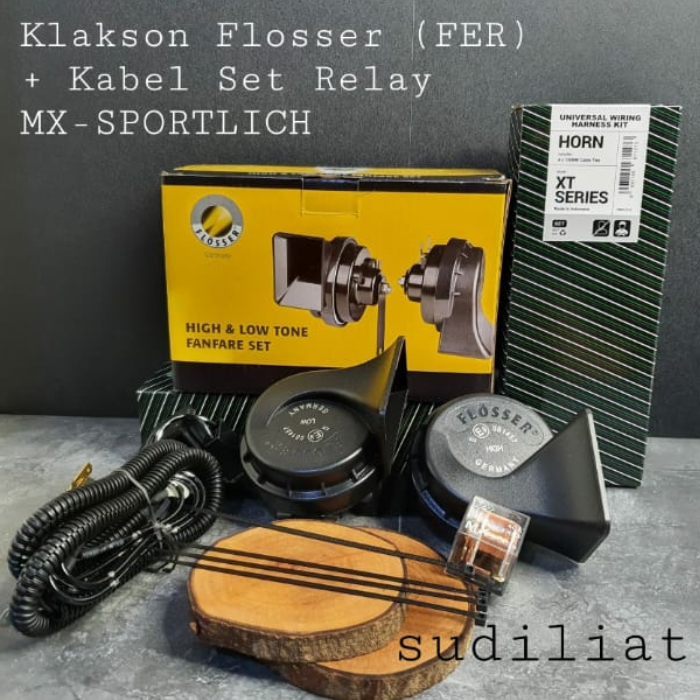 Bmw FLOSSER Horn (FER) Horn + ชุดรีเลย์สาย MX-SPORTLICH ORI | Shopee ...