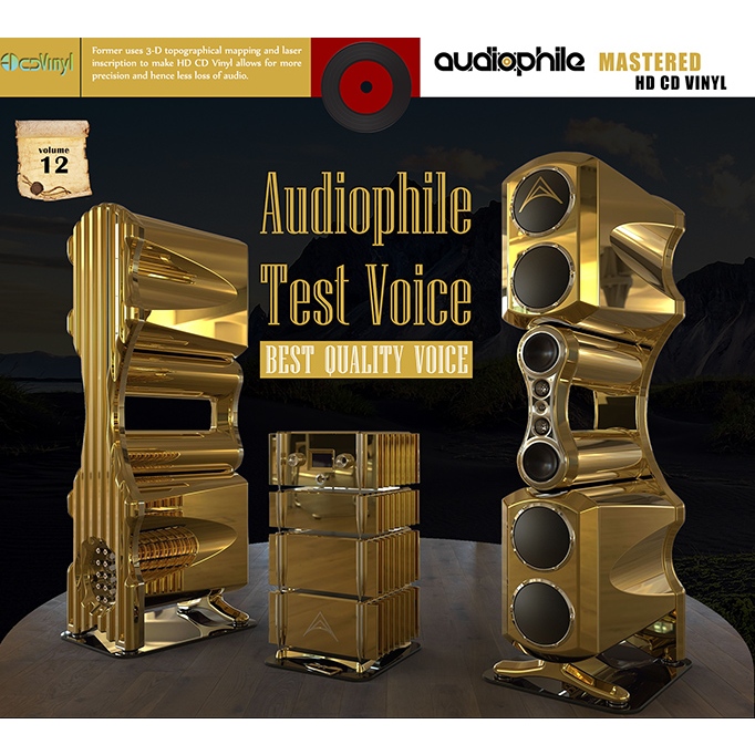 Cd audio Audiophile Test Voice เล่ม 12 (นําเข้า ปิดผนึก ใหม่ เวอร์ชั่น ...