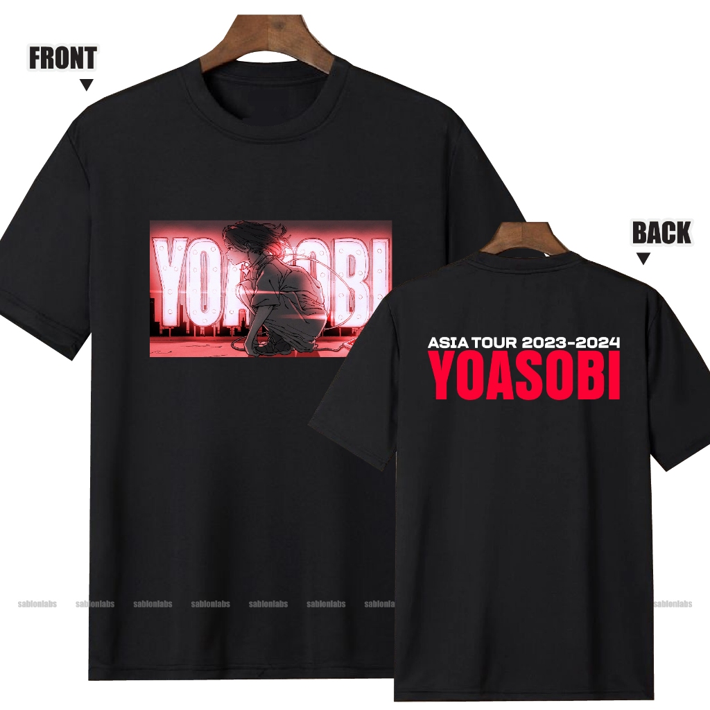 Yoasobi ASIA TOUR Concert เสื้อยืด 2023-2024 PREMIUM ผู้ชายผู้หญิง ...
