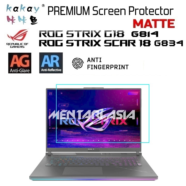 ฟิล์มกันรอยหน้าจอ ASUS ROG G814 G834 - KAKAY Premium MATTE | Shopee Thailand