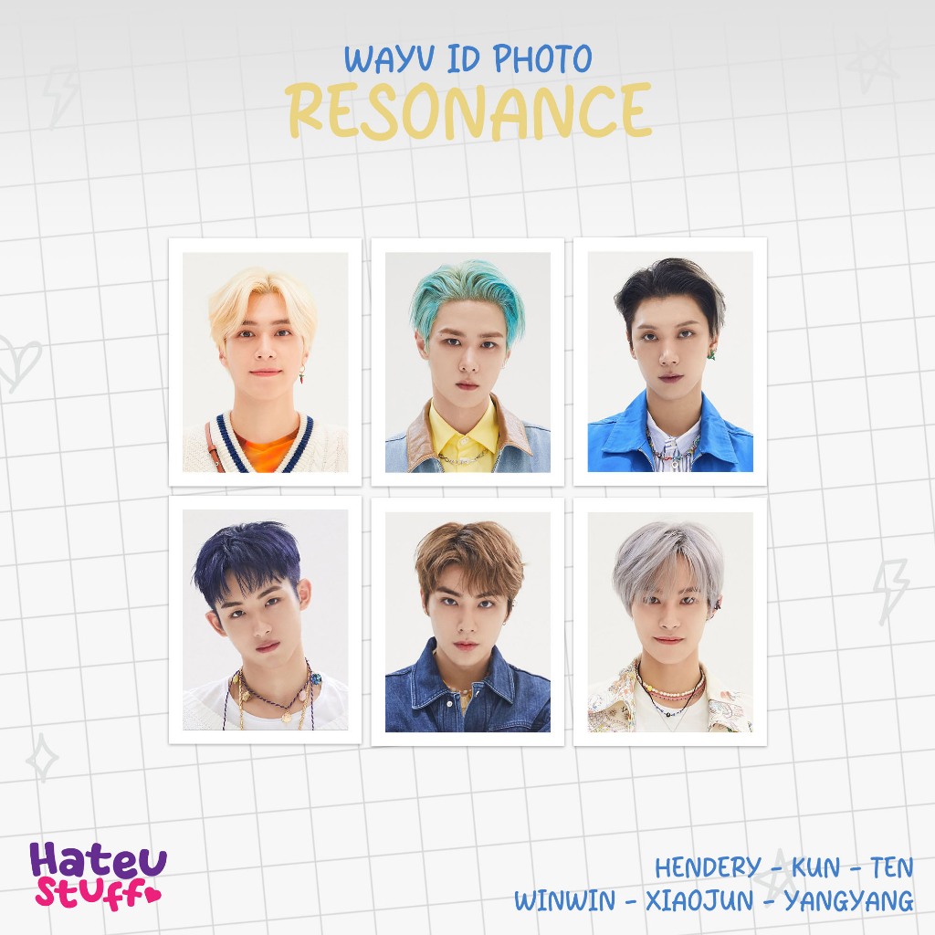 Wayv Unofficial ID Photo Resonance, SMCU Palace | Shopee Thailand