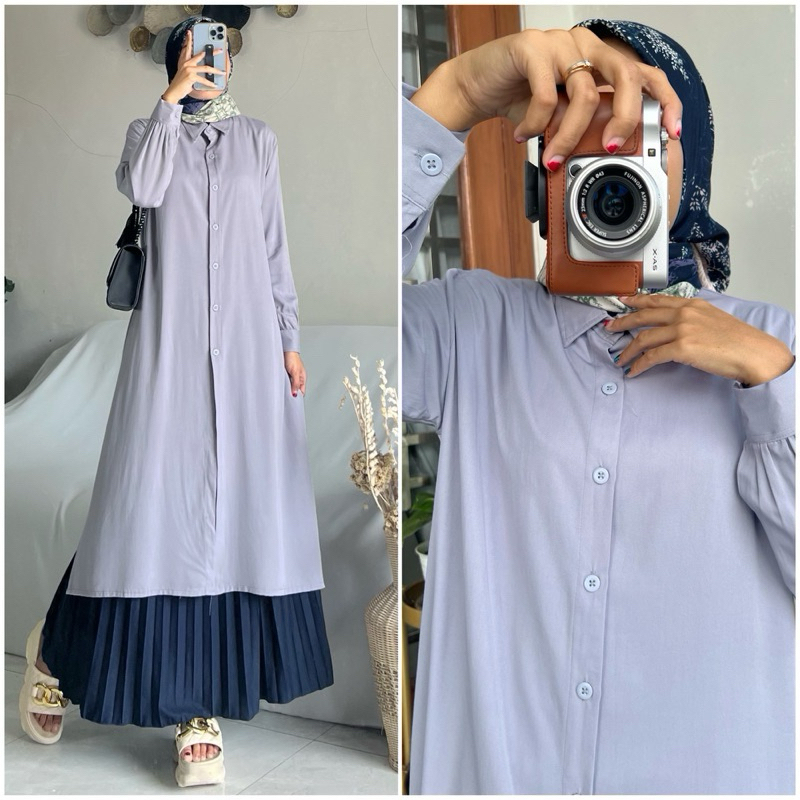 Katun Neyla เสื้อทูนิค ผ้าฝ้าย ตัวยาว | Shopee Thailand