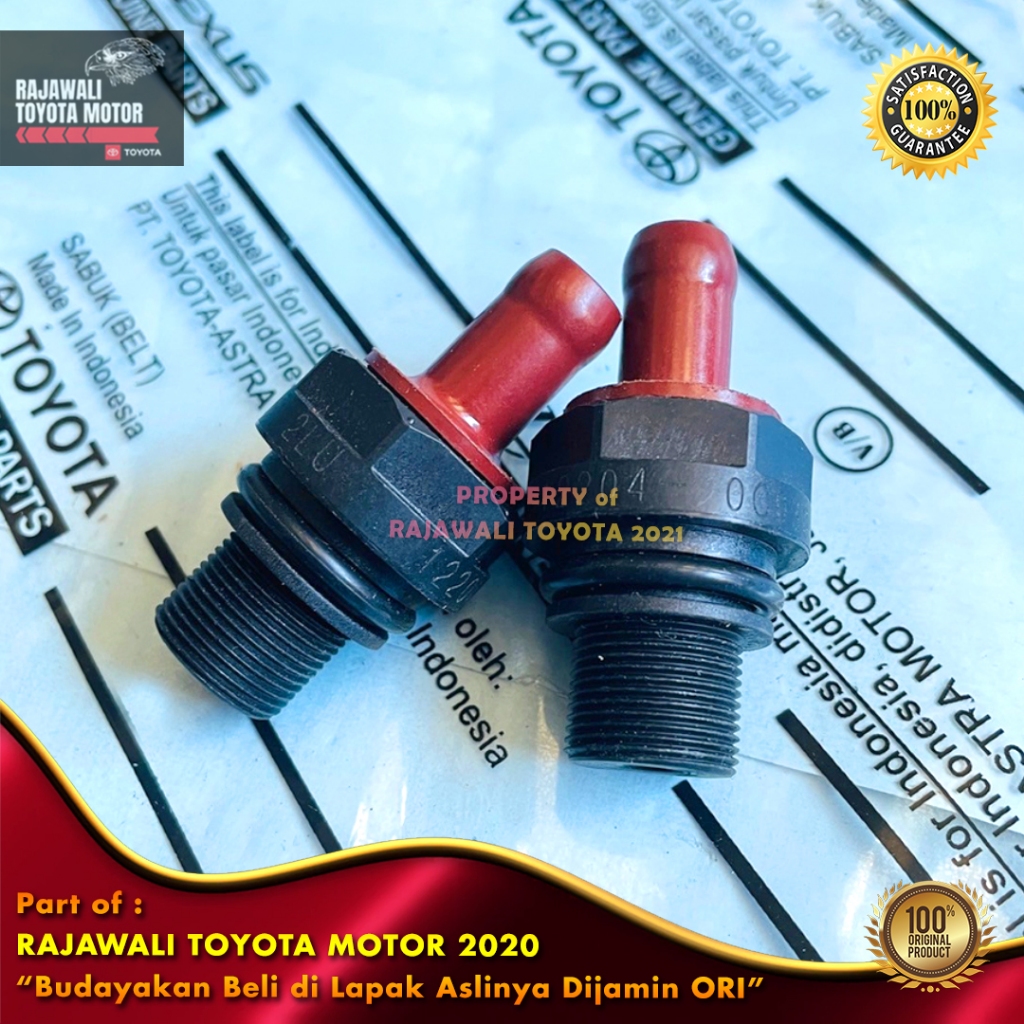 Hitam วาล์วระบายอากาศ PVC สําหรับ Fortuner VRZ Innova Reborn Hilux Revo ...