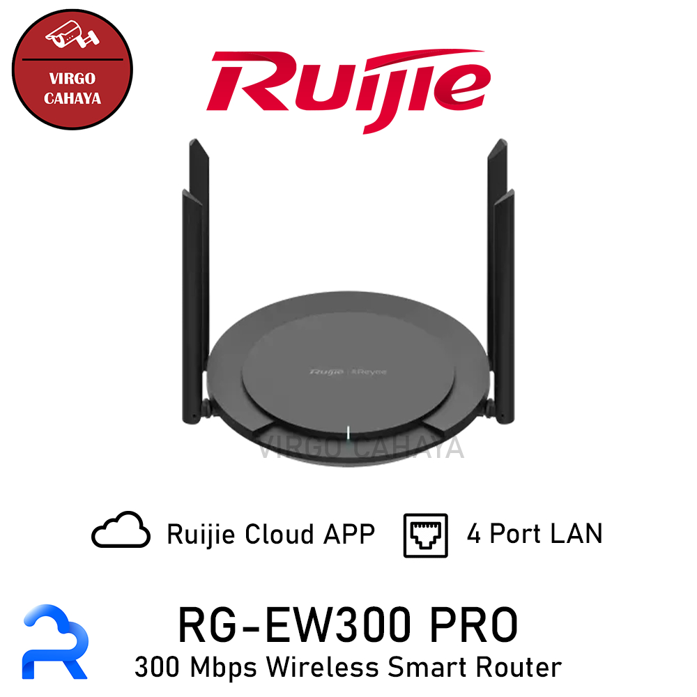 Ruijie RG-EW300 PRO 300 Mbps เราเตอร์ไร้สายอัจฉริยะ | Shopee Thailand