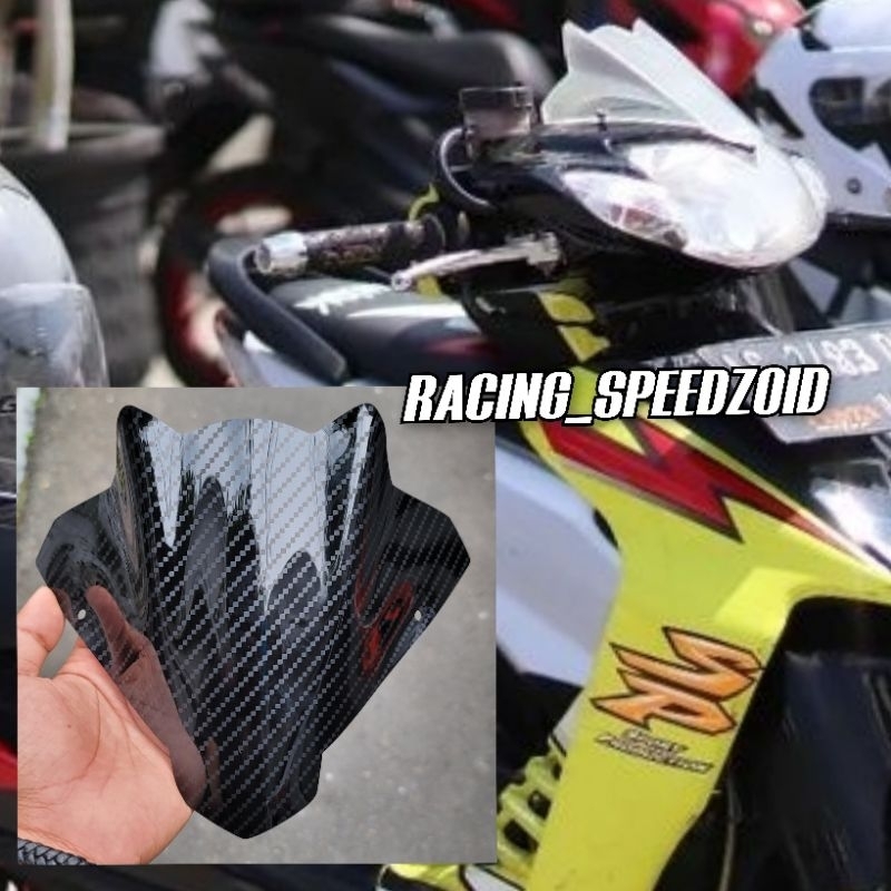 SUZUKI SMASH CARBON VISOR MODEL BATMAN | Shopee Thailand