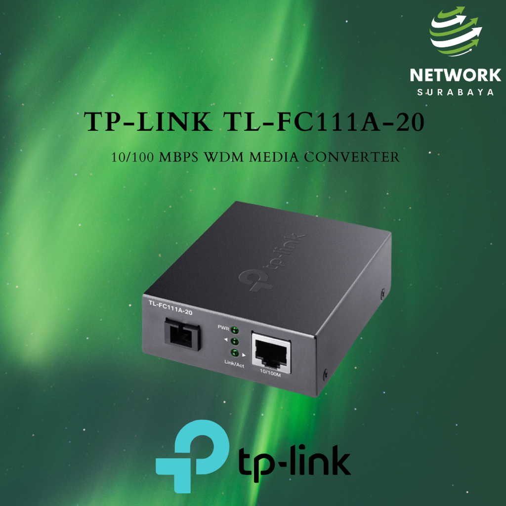 Tp LINK TL-FC111A-20 TL-Fc11B-20 ตัวแปลงสื่อ WDM 10/100 Mbps | Shopee ...