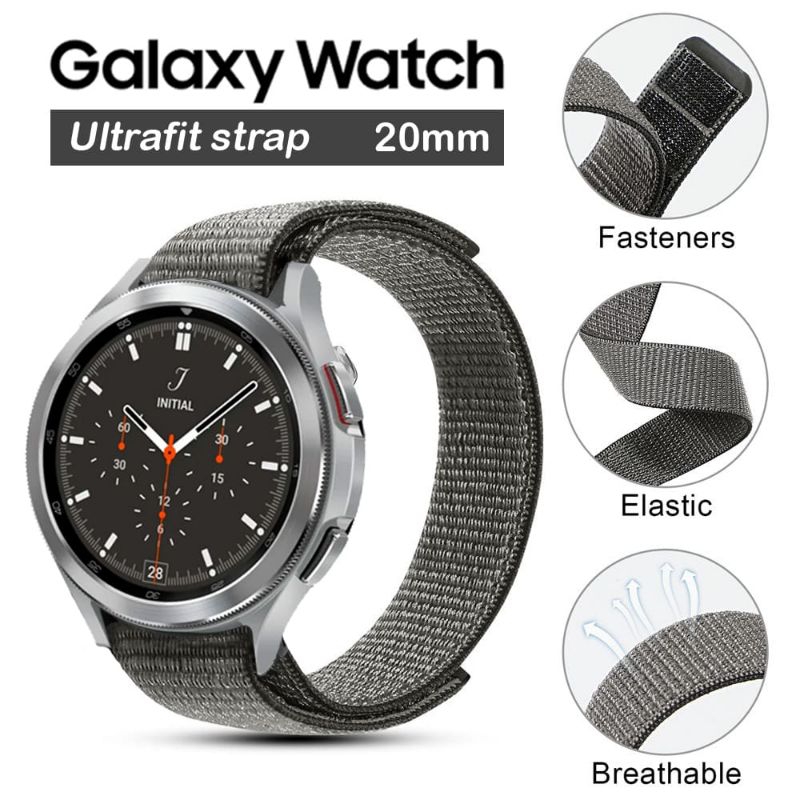 Ultrafit Galaxy Watch 5 6 Pro Classic 20mm สายผ้าใบไนลอน | Shopee Thailand
