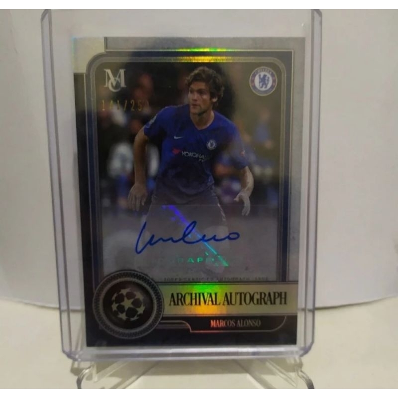 การ์ดบอล Marcos Alonso CHELSEA Autograph Topps || ผู้พิทักษ์ที่ดีที่สุด ...