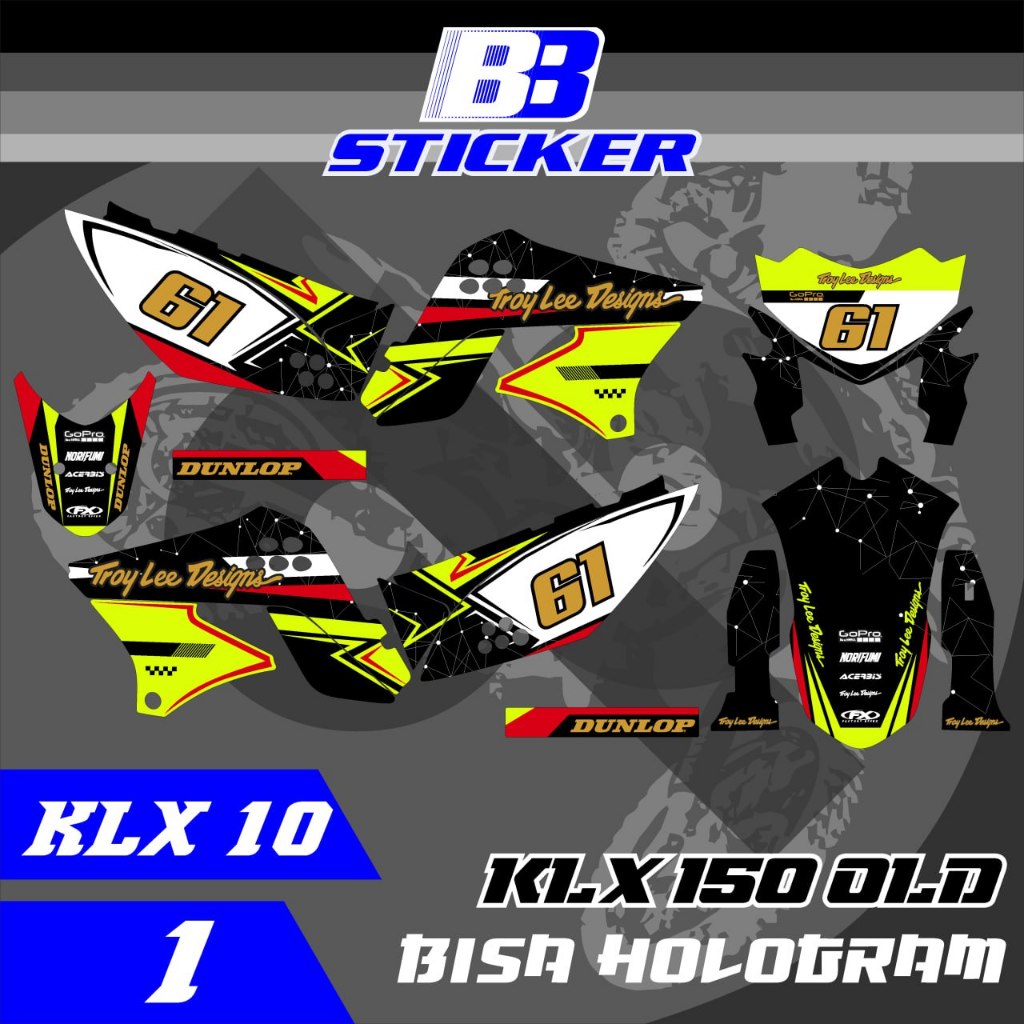 Old Klx StripStriping Sticker Old Klx 150 บังโคลนหลังสั้น Klx 10 ...