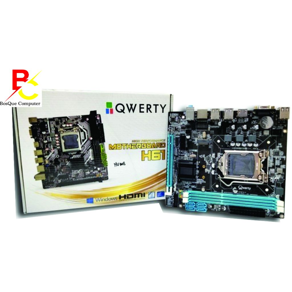 Mb QWERTY H61 NVME SOCKET INTEL 1155 | Shopee Thailand