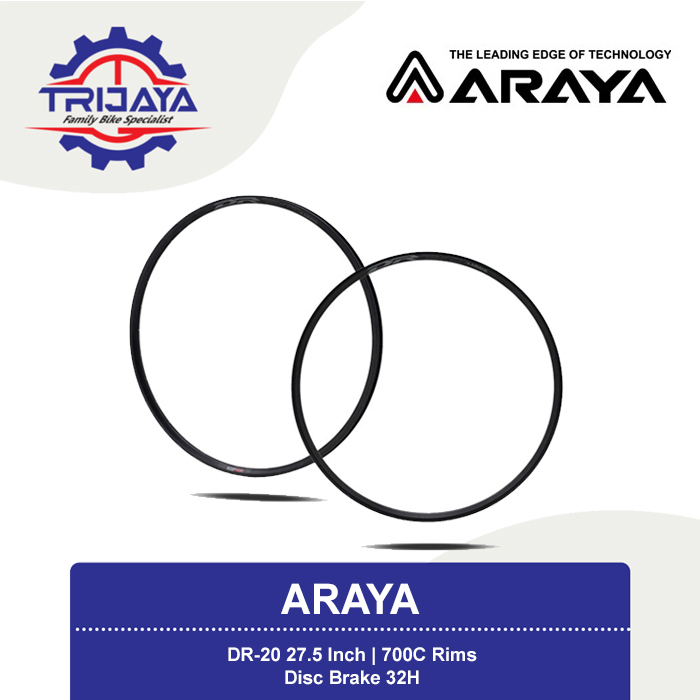 Araya ขอบจักรยาน DR20 700C/27.5 นิ้วดิสก์เบรก 32H ขอบจักรยาน | Shopee ...