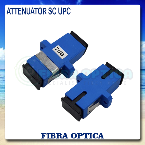 SC UPC Flange Atenuator Fiber Optic | FO Damping | 3dB 5dB 7dB 10dB 15dB | Shopee Thailand