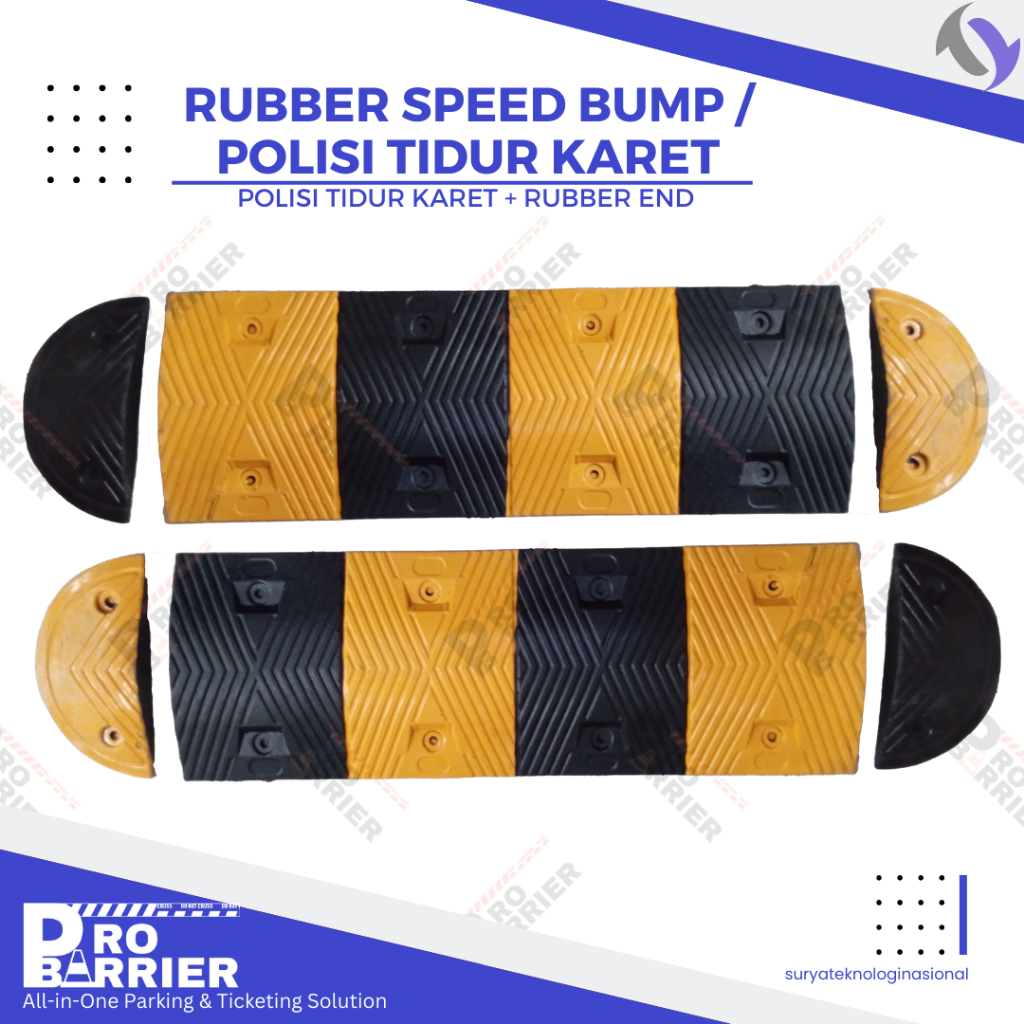 Rubber Speed Bump / Rubber Speed Bump / Speedbump ปลายยาง 1 เมตร ...