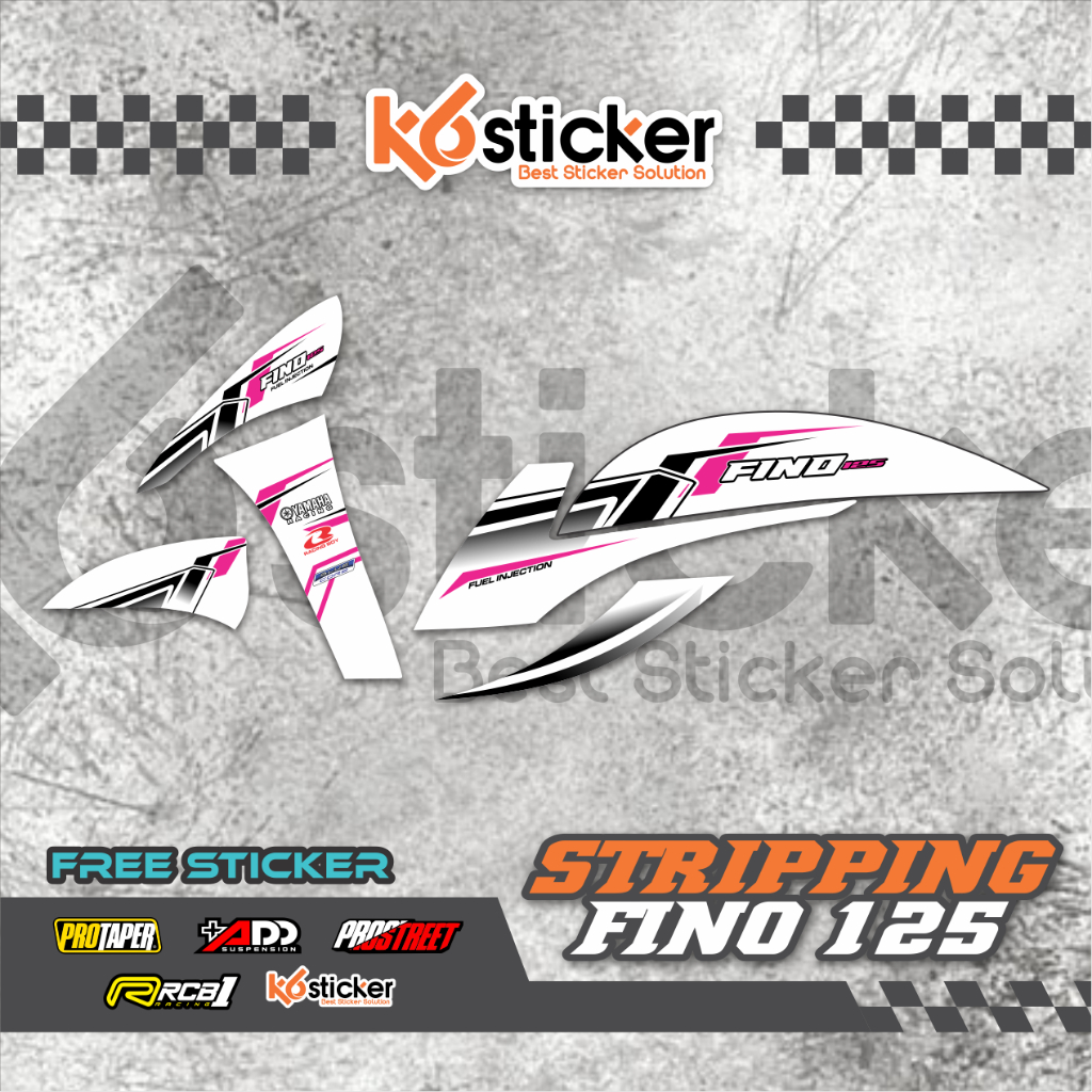 Fino FI 125 Decal Striping STICKER FINO FI 125 Premium Racing STICKER ...