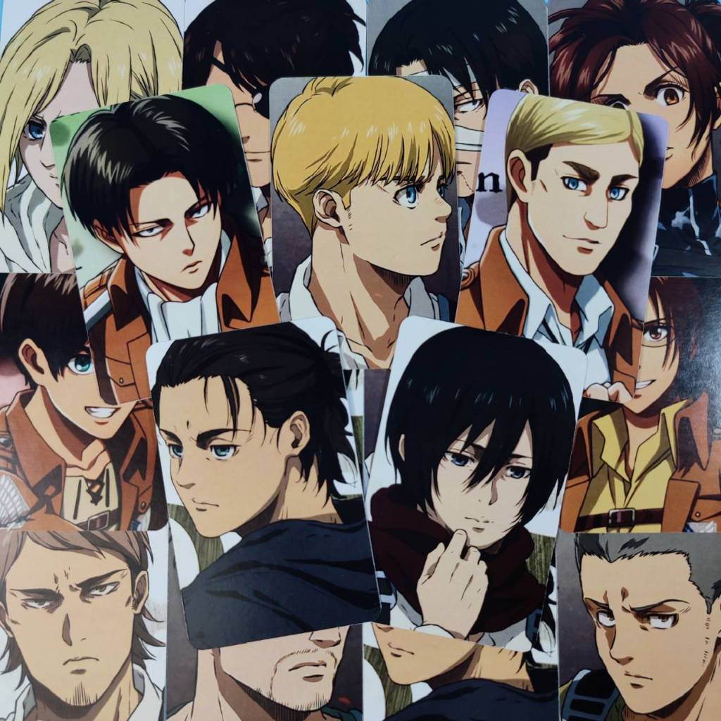 Photocard Anime Shingeki no Kyojin - ตัวละคร Anime Attack On Titan Card ...