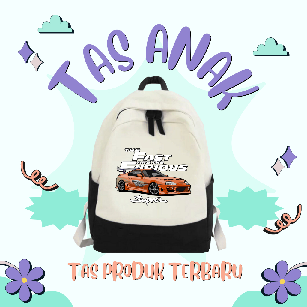 Fast And The Furious Supra Character Elementary School Backpack ชื ่ อ ...