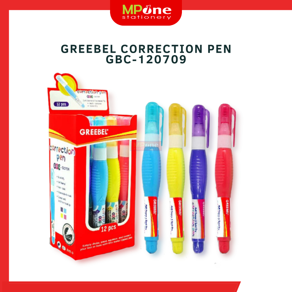ปากกาลบคําผิด Greebel GBC120709 /Greebel Tip Ex กระดาษลิควิด /Type X ...