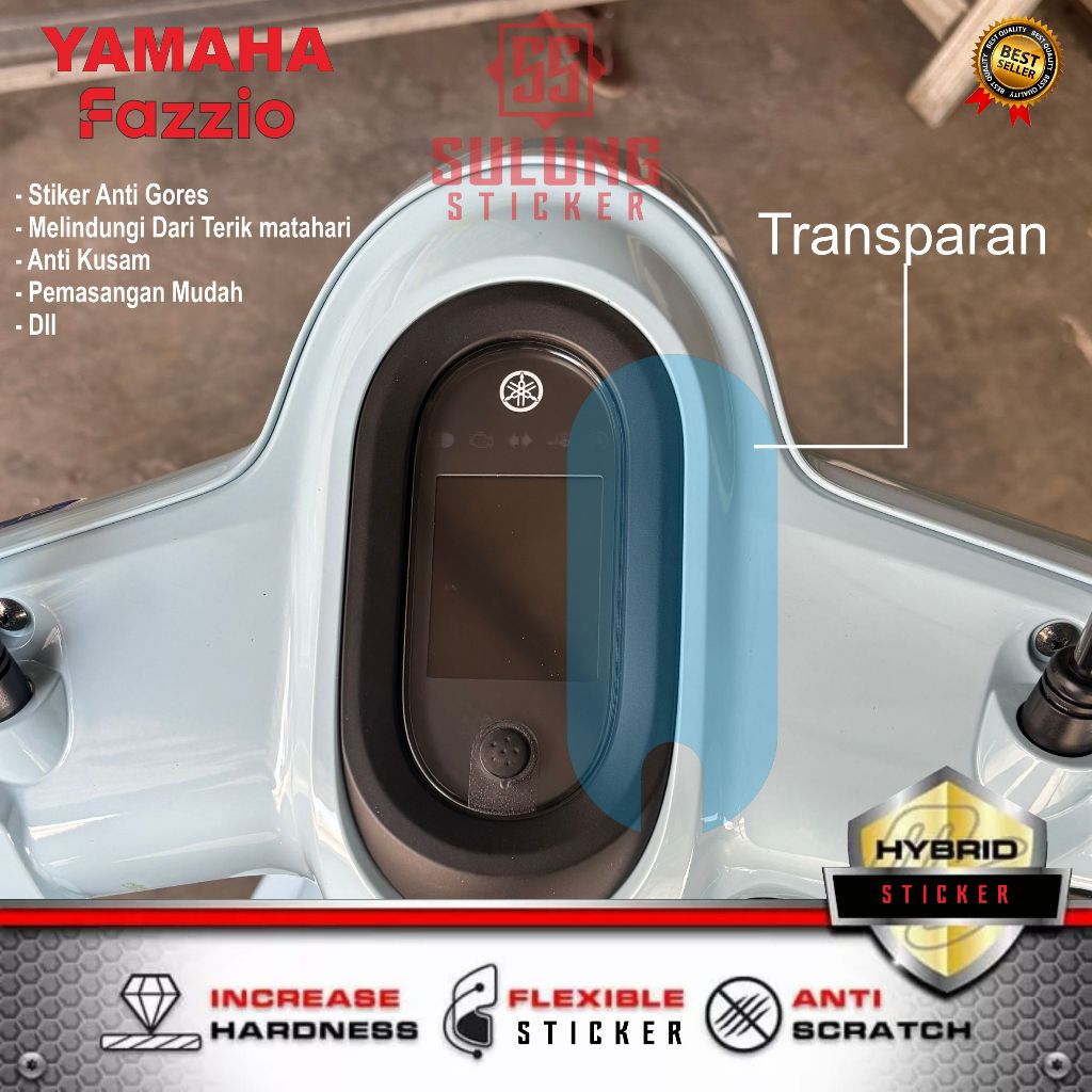 Yamaha Fazzio Fazio Motorcycle Seepdometer Speedometer Anti-Scratch ...