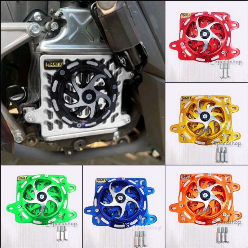 ฝาครอบ RADIATOR ARM SET SPINER หมุน CNC HONDA VARIO 125 150/pcx150/ADV ...