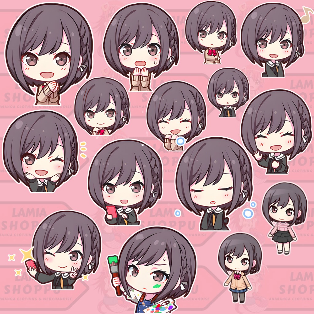 สติ๊กเกอร์โครงการไวนิล Sekai Shinonome Ena | สติ๊กเกอร์ Enan Proseka 25 ...