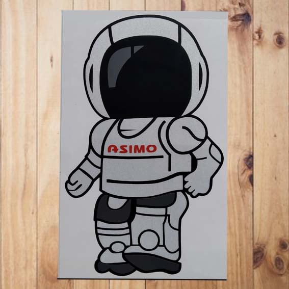 สติ๊กเกอร์ตัด HONDA ASIMO CHARACTER 5 | Shopee Thailand
