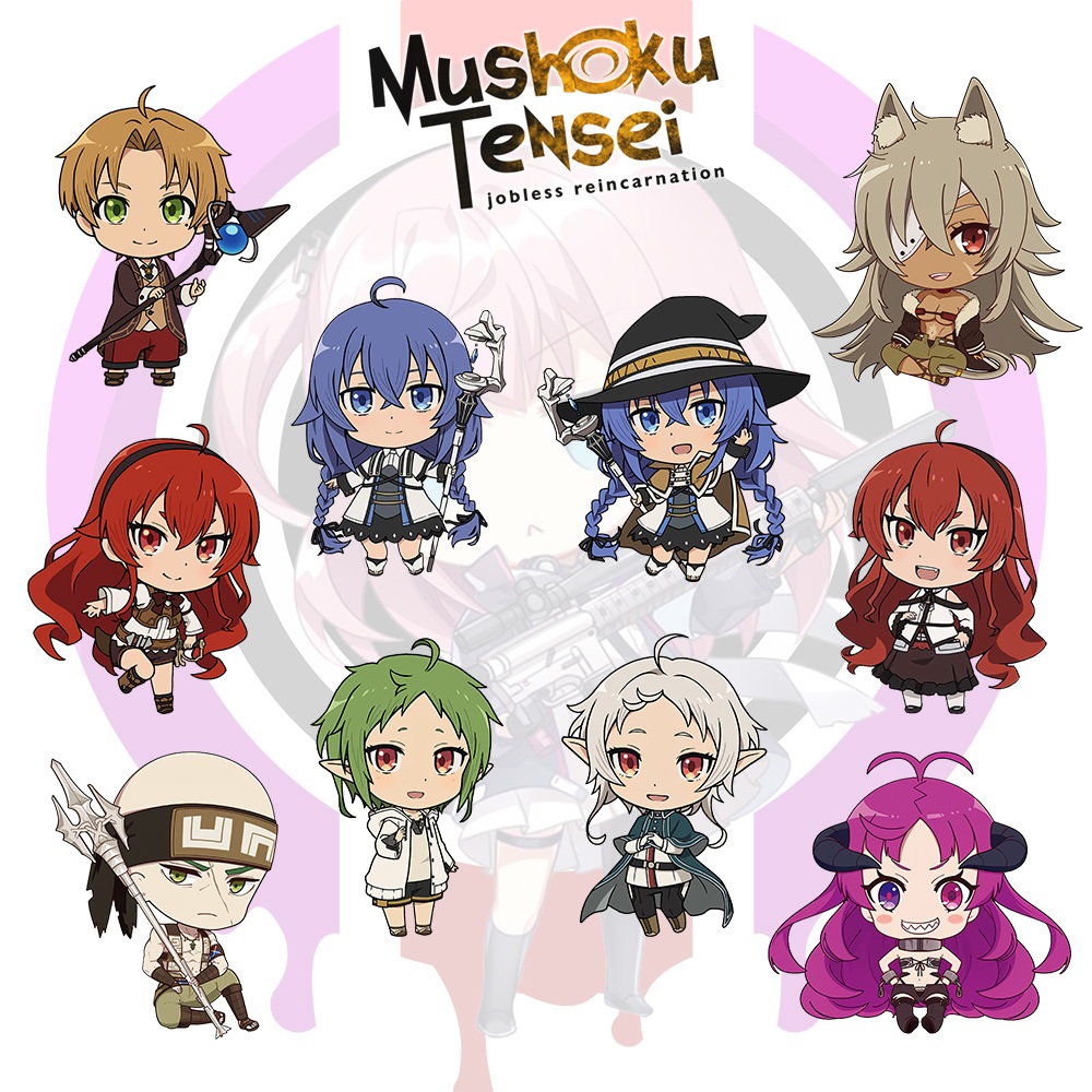 พวงกุญแจ GANTUNGAN Mushoku Tensei / Roxy, Eris, Sylphy พวงกุญแจ / พวงก ...